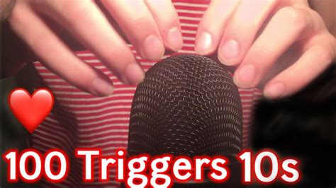 Asmr ~ 100 Triggers In 10 Seconds Super Fast ️🌺 Youtube