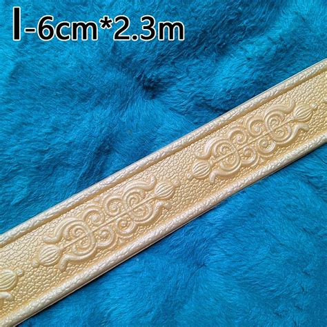 Cheap 1pc Anti Collision Self Adhesive Wall Stickers 3d Embossed Waist