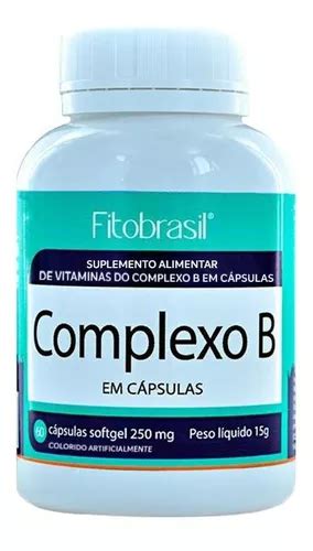 Complexo B B1 B2 B3 B5 B6 B12 Biotina E Ác Fólico 60 Cáps Mercadolibre