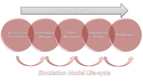Application Of Simulation Through The Life Cycle Of A Process