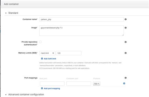 amazon web services how to access the apache container