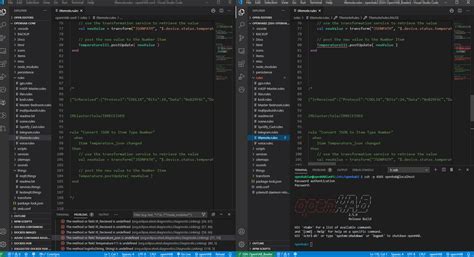[solved] error in reaching openhab language server via vs code vs