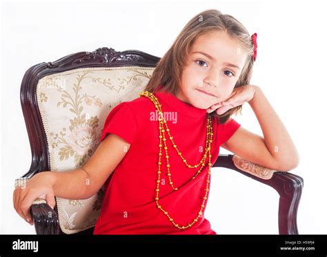 Jeune Fille De 6 Ans Mignonne Banque De Photographies Et Dimages à