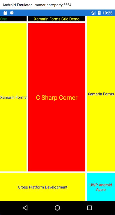 xamarin forms layout javatpoint