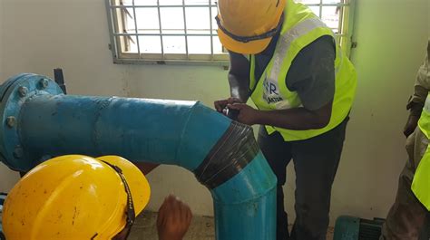 using waterproof repair tape to seal a leaking pipe
