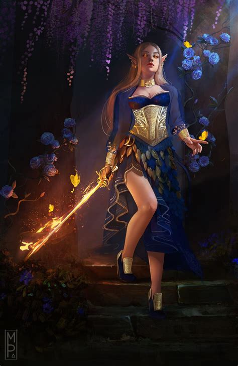 Eladrin Elf Magdalena Płoszkiewicz On Artstation At