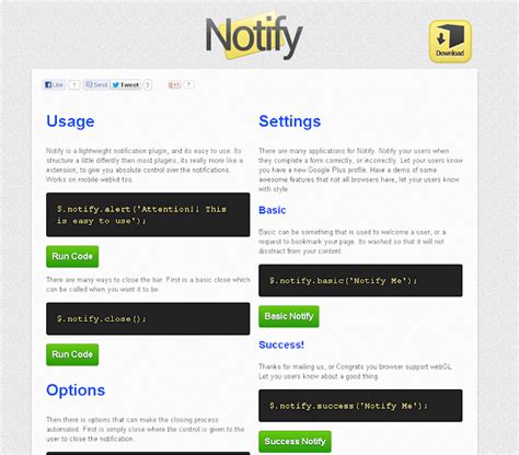 6 best jquery notification plugins jquery by example