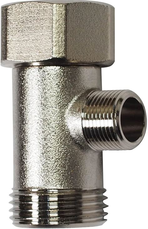 Tecmolog 3 Way Tee Connector Stainless Steel T Adapter G 1 2 T Valve