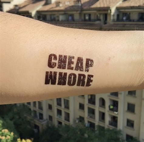 3 pack cheap whore temporary tattoo bondage bdsm adult sex etsy
