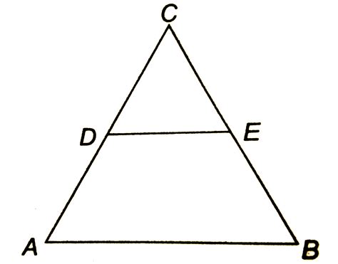 In The Given Figure De║bc Such That Ad X Cm Db 3x 4 Cm Ae X 3