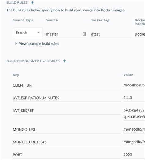 node js autotesting docker images with docker compose