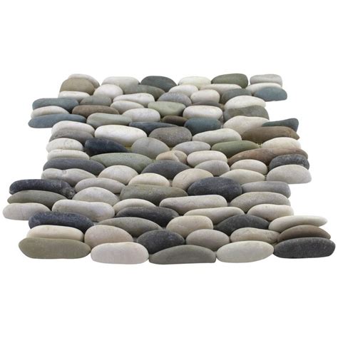 Margo Garden Products 12 X 12 Beveled Other Natural Stone Pebbles
