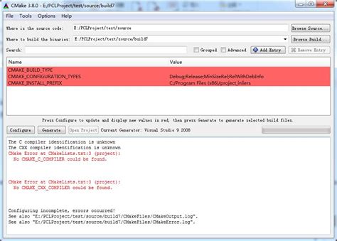 cmake 编译配置失败 pcl report not found csdn博客