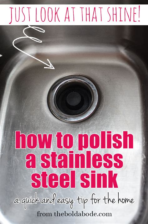 How To Polish A Stainless Steel Sink