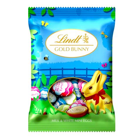 Lindt Gold Bunny Milk And White Mini Eggs 80 G Online At Best Price