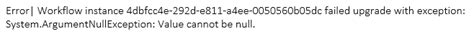 how to fix a failed to upgrade async operation records error