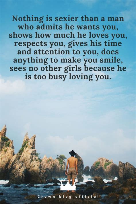 Nothing Is Sexier Than A Man Short Quotes Love Thinking Quotes