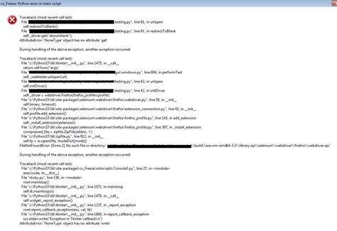 python 3 x program using selenium fails after building with cx freeze