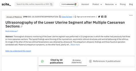 Ultrasonography Of The Lower Uterine Segment After Multiple Caesarean