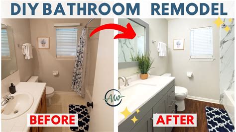 Diy Bathroom Renovation In 5 Days How To Remodel Start To Finish