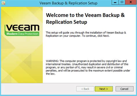 deploying veeam availability suite backup and replication virtually