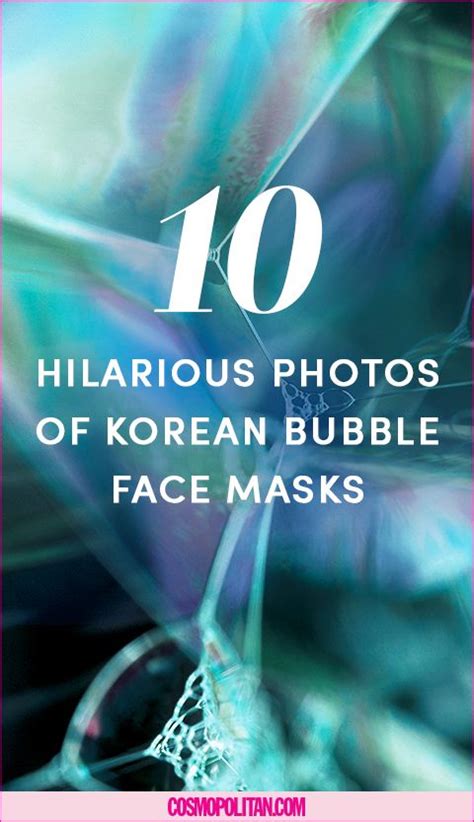 These Korean Bubble Face Masks Can Get Hilariously Out Of Control