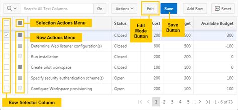 about editable interactive grids