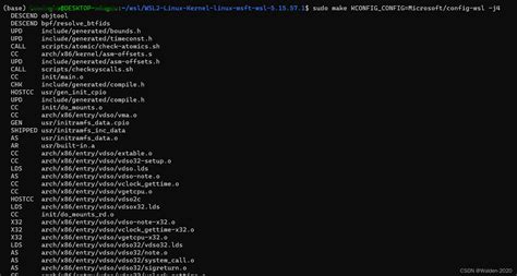 wsl2编译内核并更改替换内核版本 linux msft wsl 5 15 123 1 linux msft wsl 6 1 21 2 csdn博客