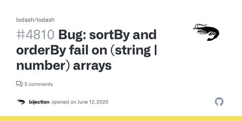 bug sortby and orderby fail on string number arrays · issue 4810