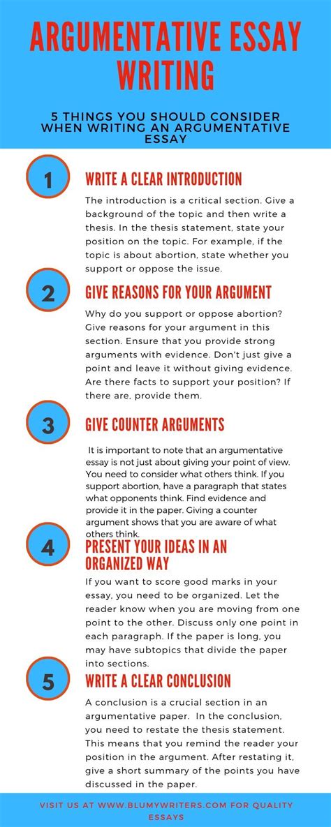 How To Write An Argumentative Essay In 5 Steps Argumentative Essay