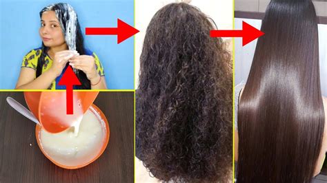 How To Get Soft Smooth Shiny Hair Naturally Hair Smoothening At Home