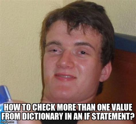 meme overflow on twitter how to check more than one value from