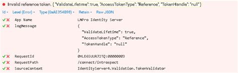 invalid reference token · issue 2345 · identityserver identityserver4