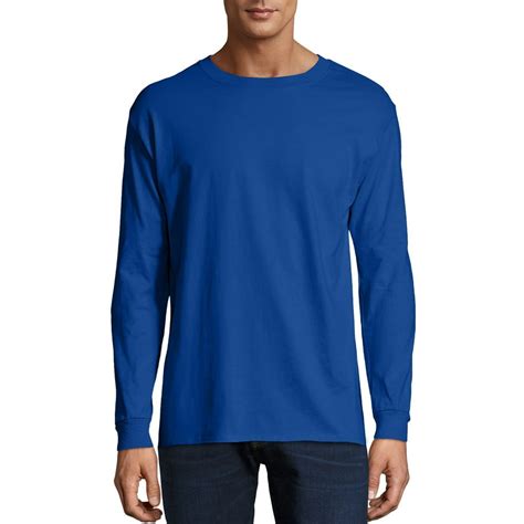 Hanes Hanes Mens And Big Mens Premium Beefy T Long Sleeve T Shirt