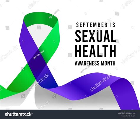 September Sexual Health Awareness Month Vector Stock Vector Royalty