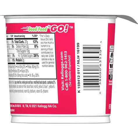 Kelloggs Froot Loops Original Cold Breakfast Cereal Single Serve 1 5