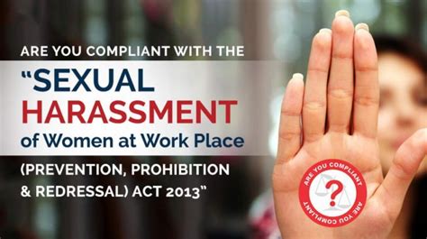 Simplifying The Sexual Harassment Of Women At Workplace Act Jantakhoj