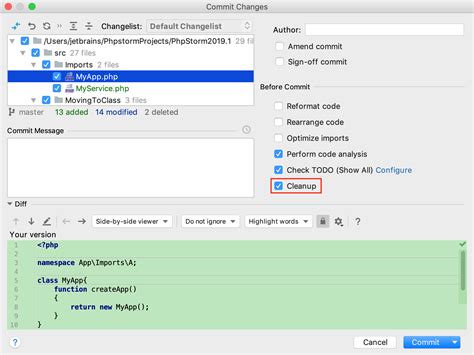 reworked imports and code cleanup the phpstorm blog