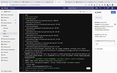 gitlab ci cd variable are not getting injected while running gitlab