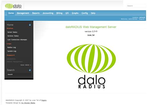 install freeradius on ubuntu 15 04 server and manage using daloradius