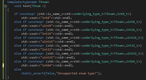 c expected a statement in constexpr if else expression stack