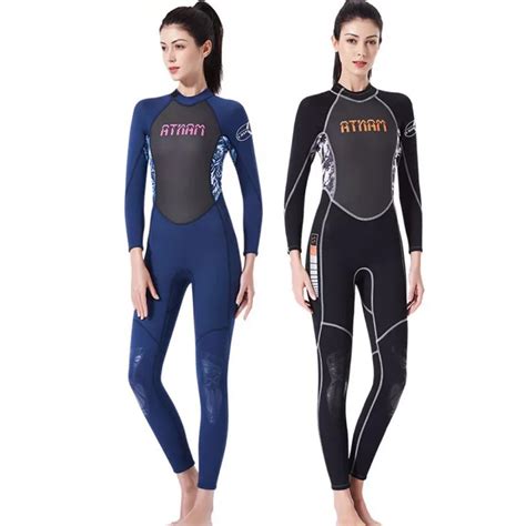 Wetsuit Women Full 3mm Neoprene Surfing Suit Diving Snorkeling Swimming