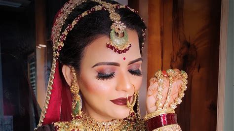 Real Bridal Makeup Step By Step For Beginners Bridal Makeup Tutorial