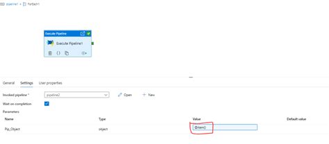 azure data factory foreach json to array errors
