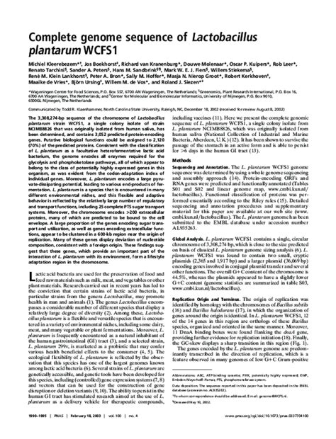 Pdf Complete Sequences Of Four Plasmids Of Lactococcus Lactis Subsp
