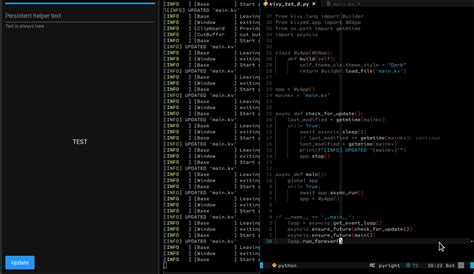 python kivymd hot reload stack overflow