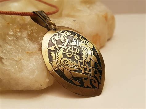 slavic pendant stranded birds viking pendant pagan jeverly etsy in