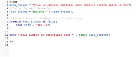 php explode method to split a string with 3 examples