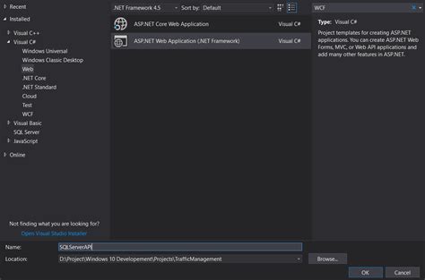 example asp net web application with sql server