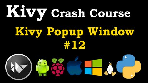 python kivy creating popup window codeloop